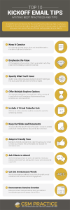 How to Write an Onboarding Kick Off Invitation Email Infographic